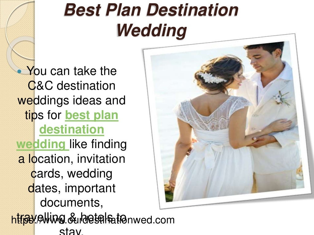 Plan destination wedding
