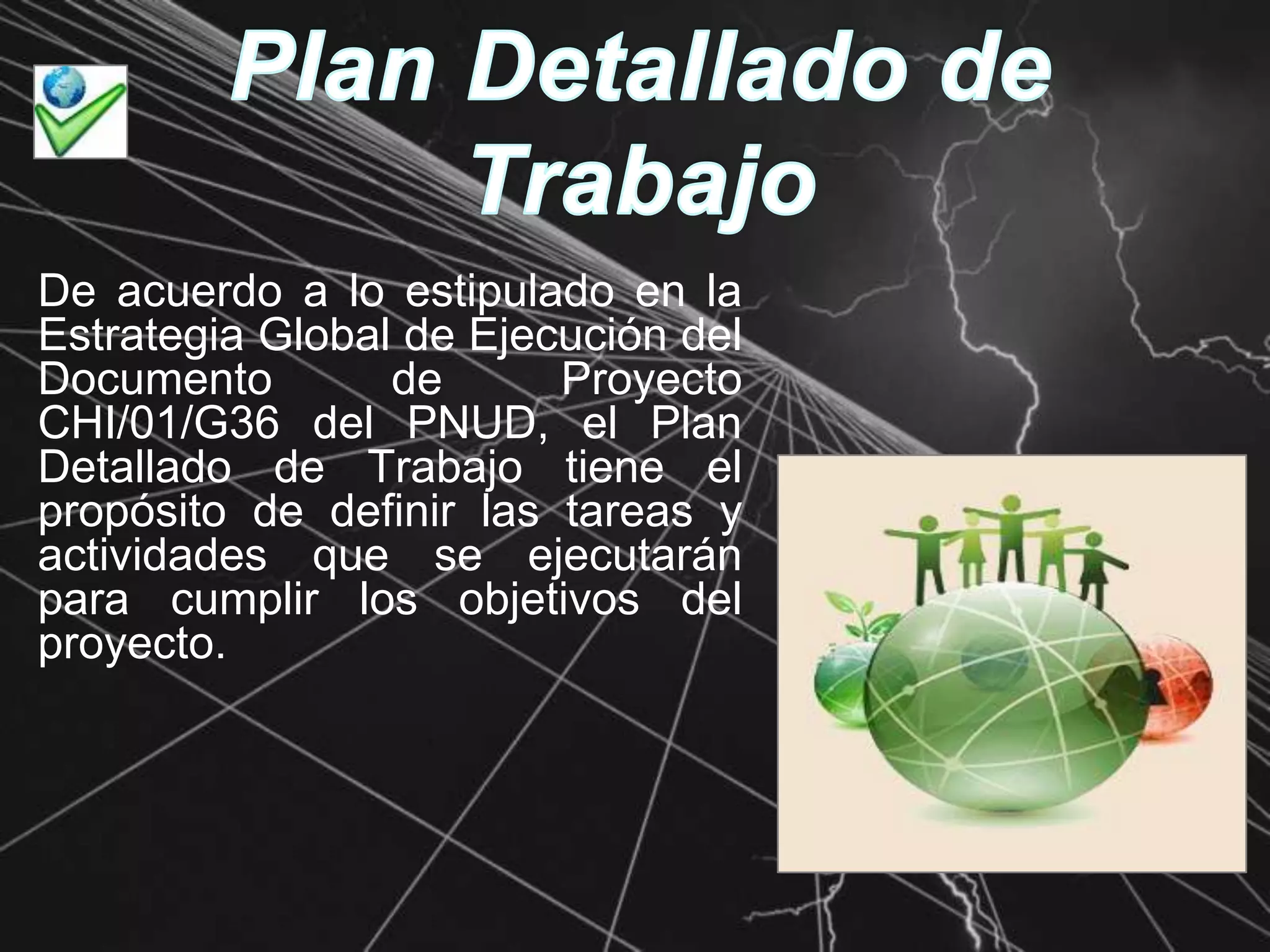 Plan detallado de trabajo | PPTX