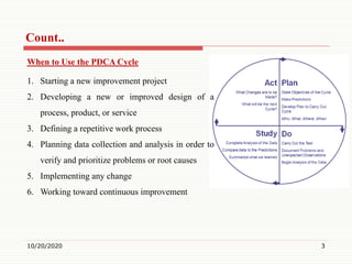 Plan, Do, Study, Act (PDSA) Cycle in Total Quality Management | PDF