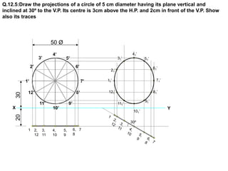 Projection of Plane-engineering drawing | PDF