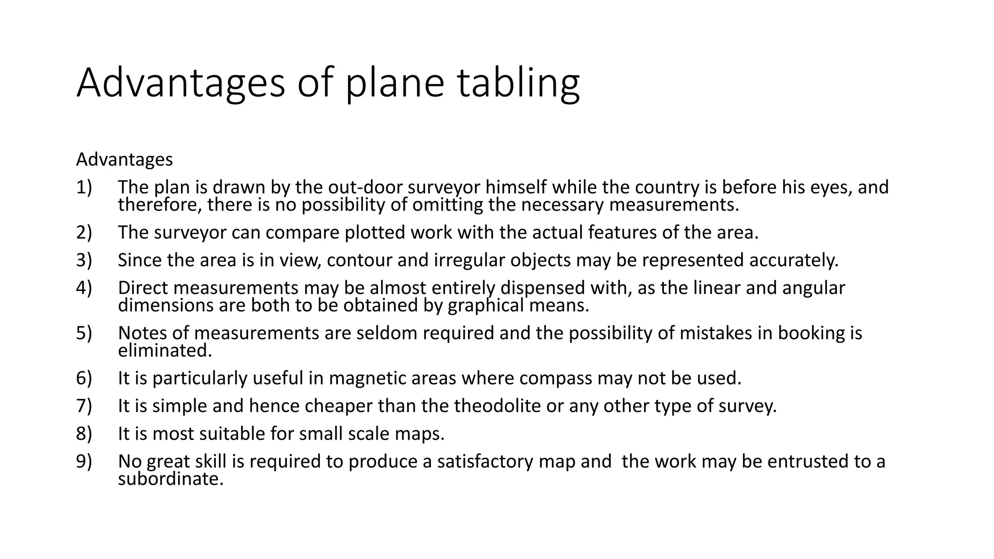 Plane Table Surveying For Civil Engineering | PDF