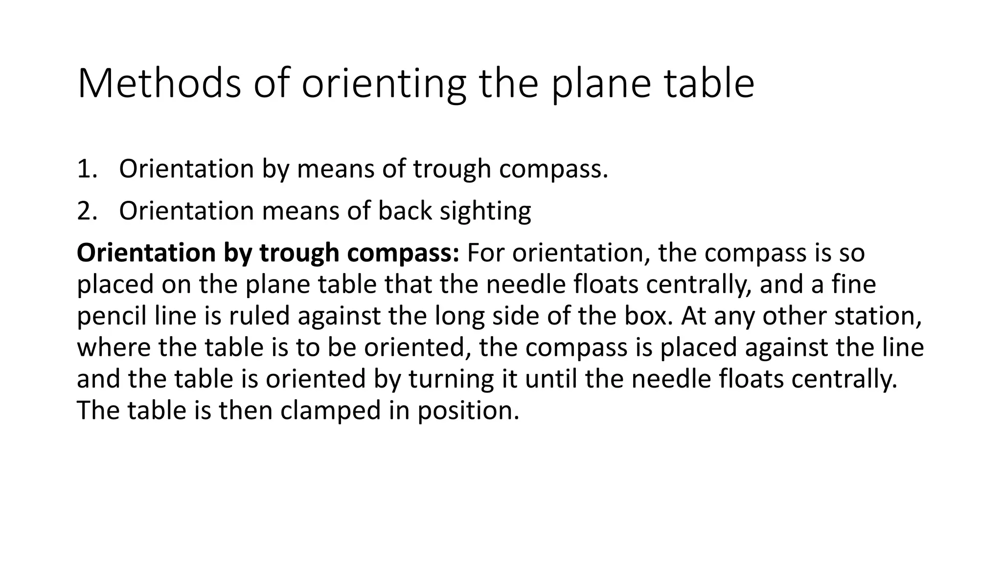 Plane Table Surveying For Civil Engineering | PDF