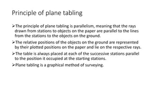Plane Table Surveying For Civil Engineering | PDF