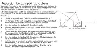 Plane Table Surveying For Civil Engineering | PDF