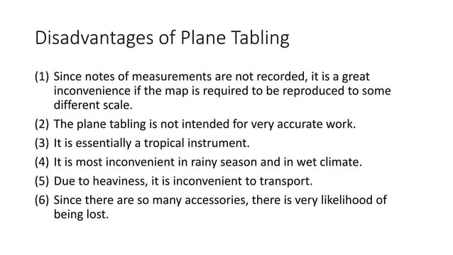Plane Table Surveying For Civil Engineering | PPT