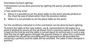 Plane Table Surveying For Civil Engineering | PDF