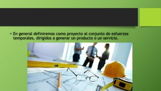 Planeación de un proyecto en obra civil | PPTX