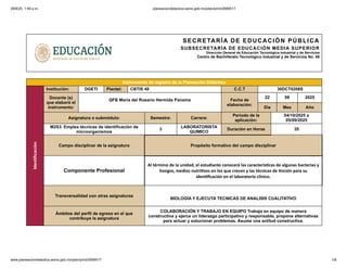 plaan didactico sems prunt 21 .gob.mx para eestudio | PDF