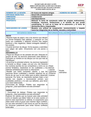 Planeaciones socioemocional primero | PDF