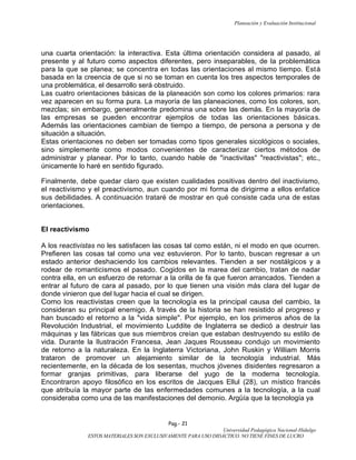 Planeacion y evaluacion institucional | PDF