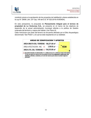 Planeamiento integral chilca | PDF