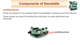 Introduction About Theodolite Instrument Theoretical part | PPT