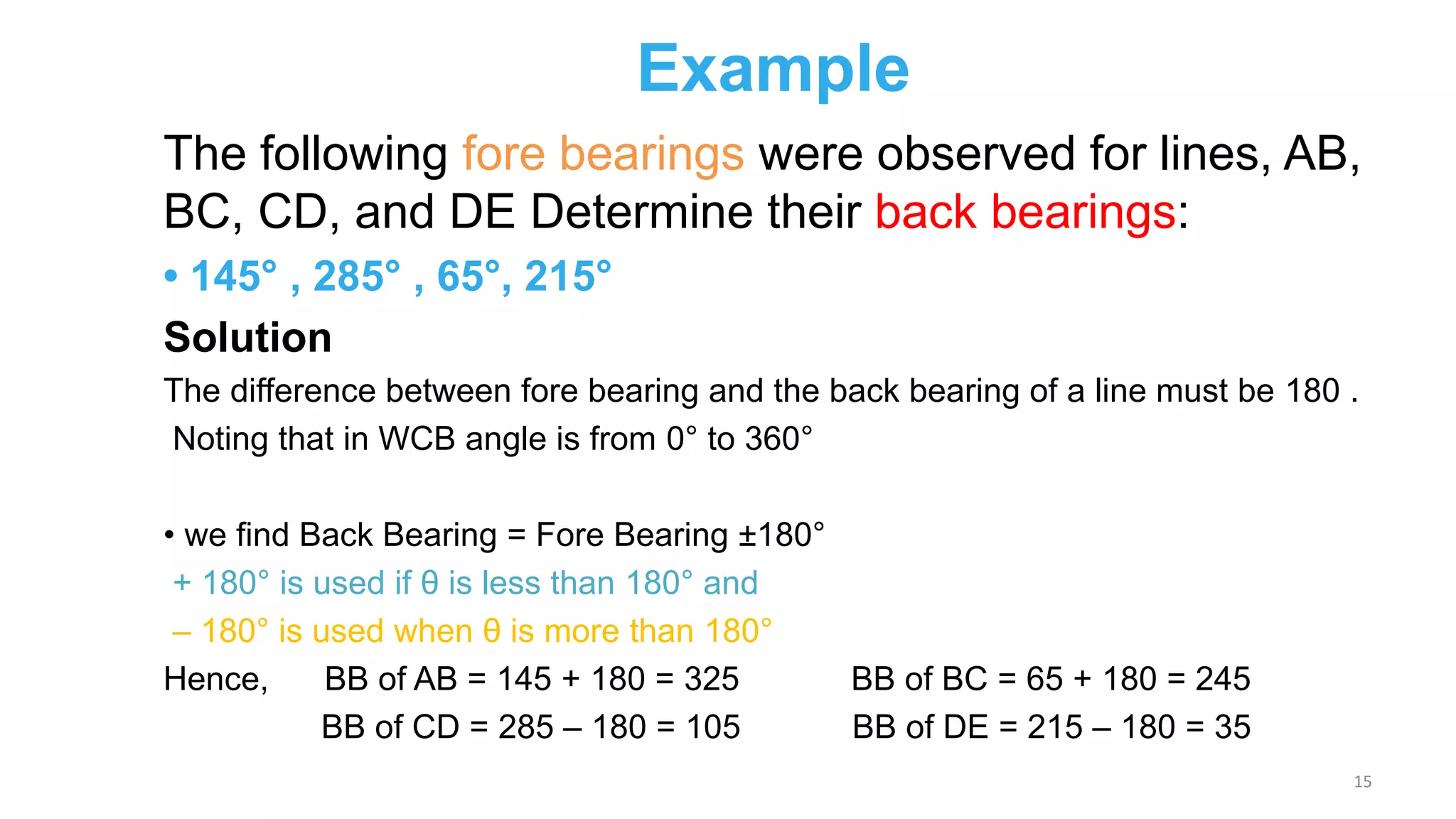 Traverse Computations | PDF