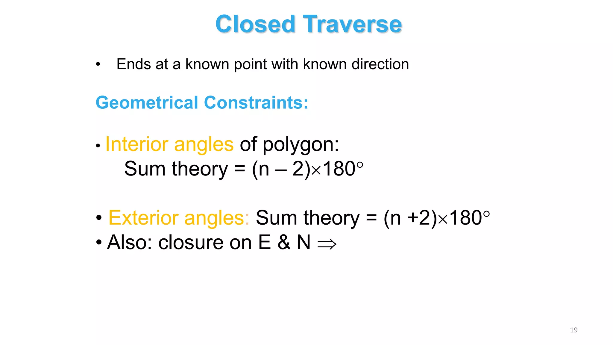 Traverse Computations | PDF