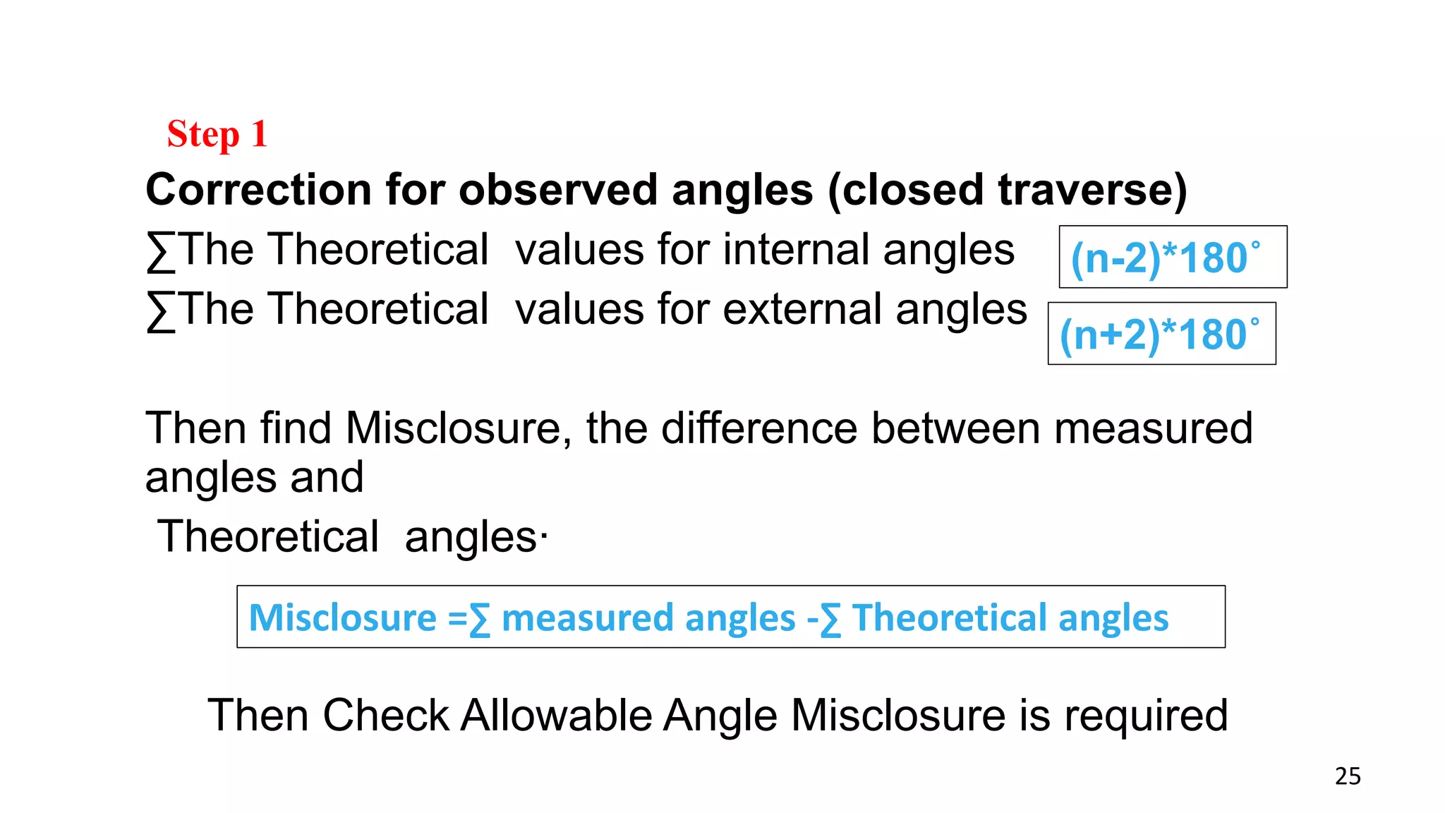 Traverse Computations | PDF