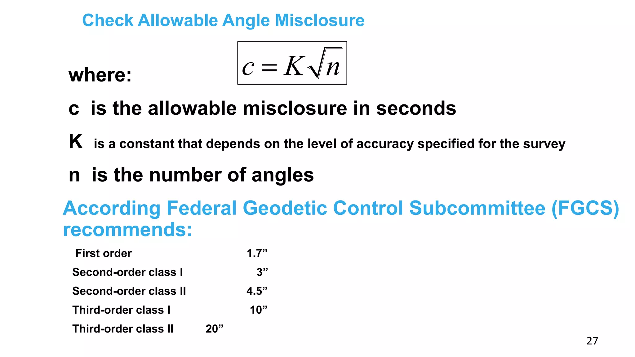 Traverse Computations | PDF