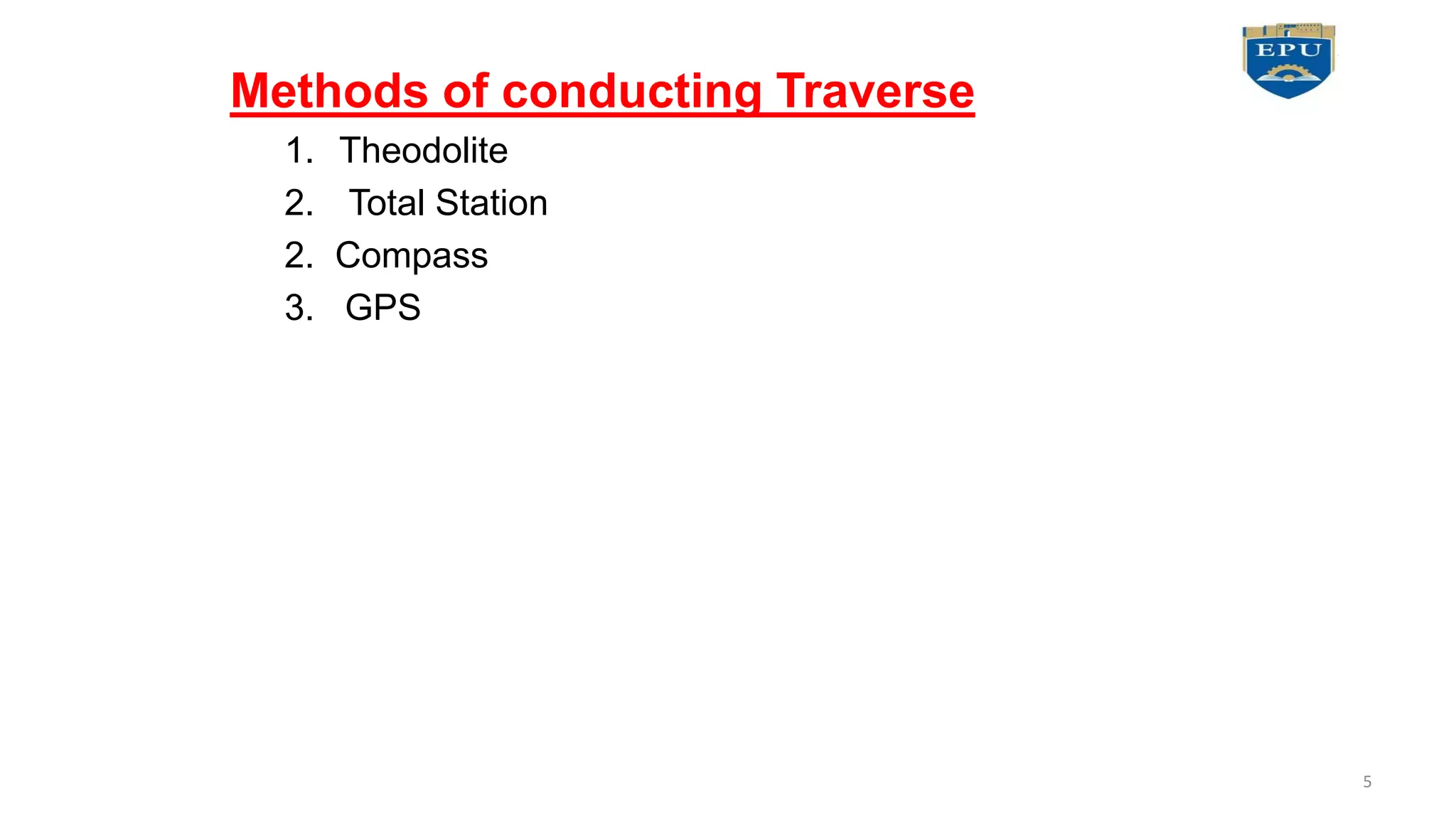 Traverse Computations | PDF