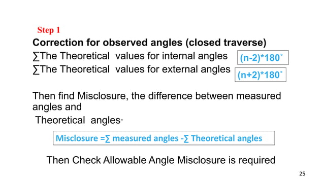 Traverse Computations | PDF