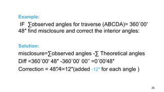 Traverse Computations | PDF