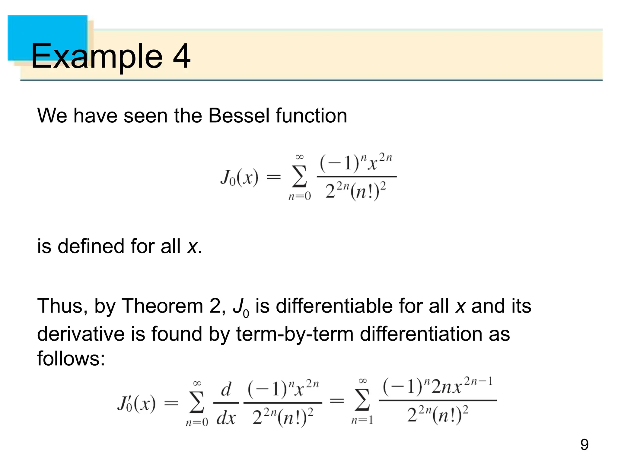 Representation of Functions as Power Series.ppt