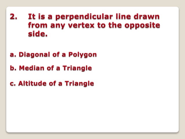 Plane geometry test | PPT