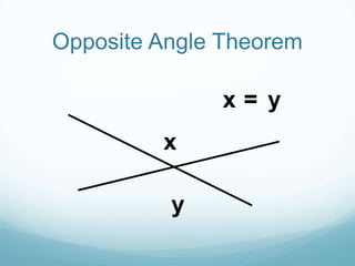 Plane geometry theorems | PPTX