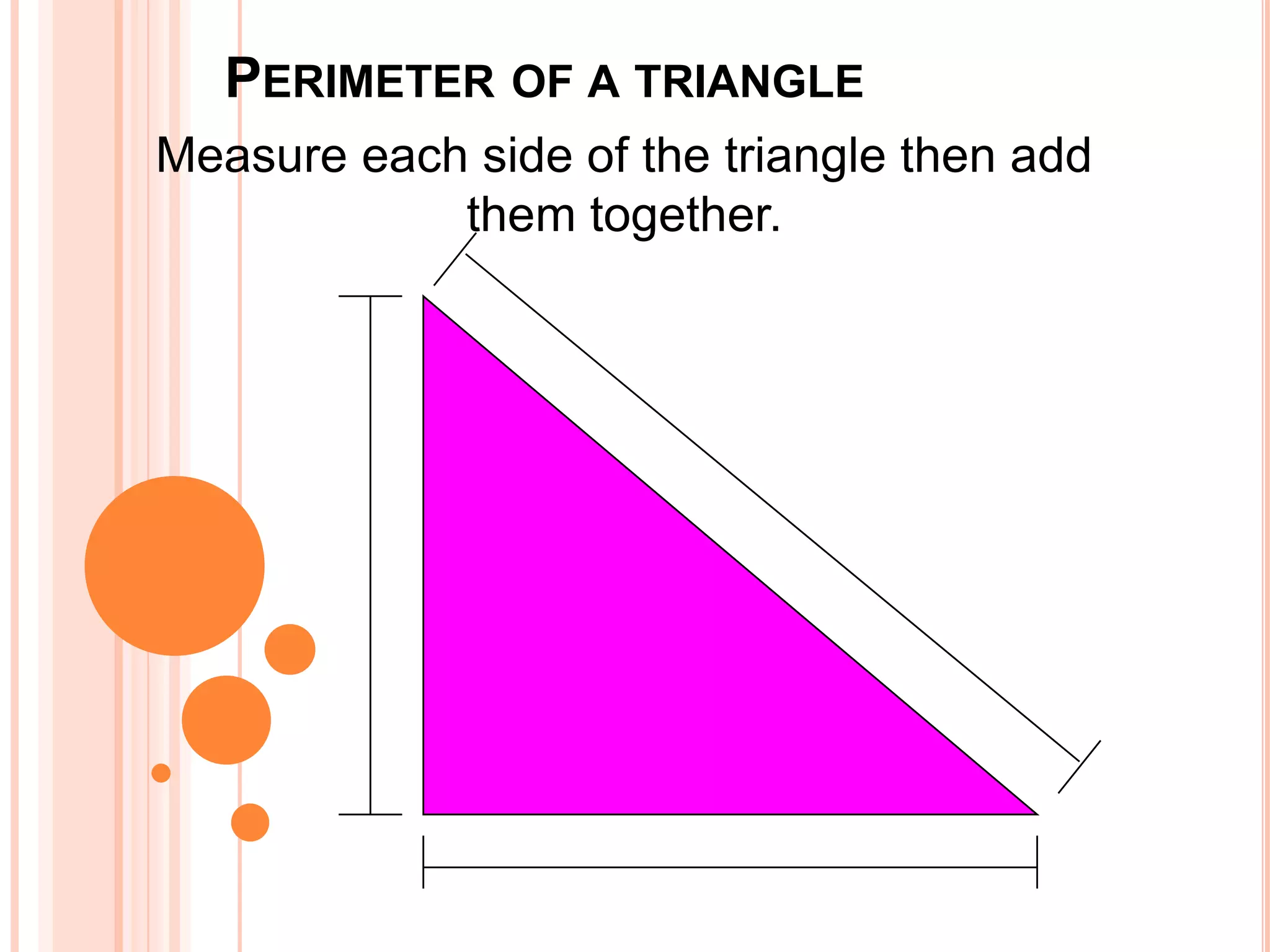 Plane Mensuration Perimeter of Polygons | PPTX