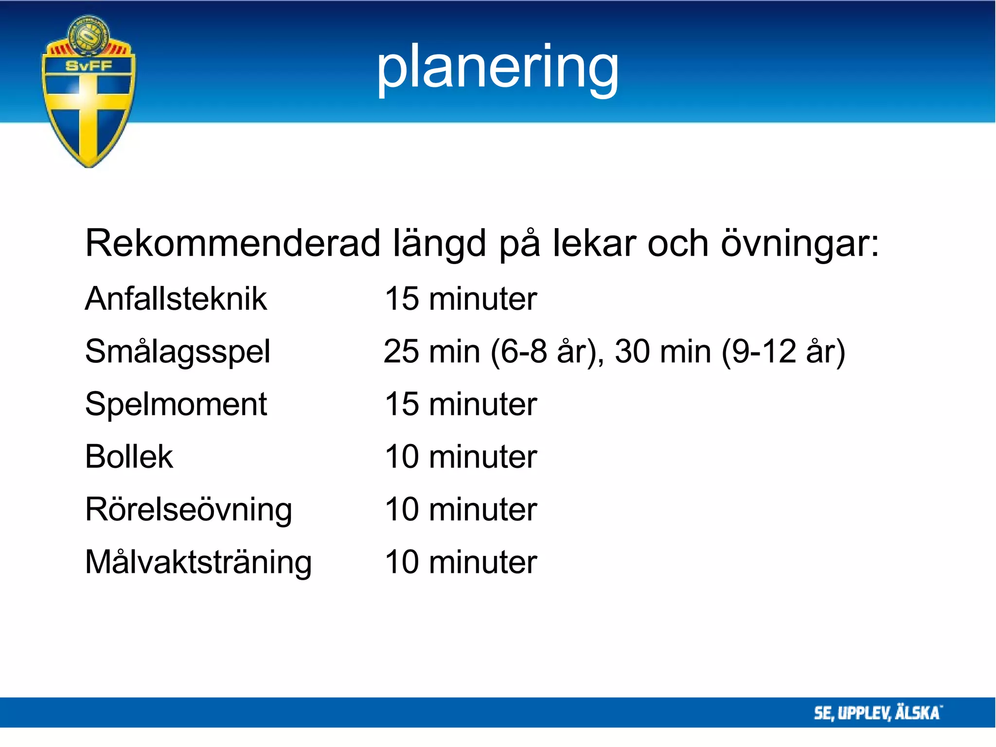 Planering Av TräNingspass | PPT