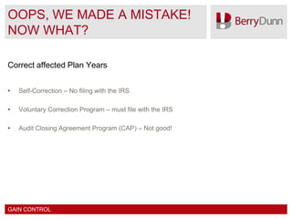 How to Find and Correct Plan Errors | PPT