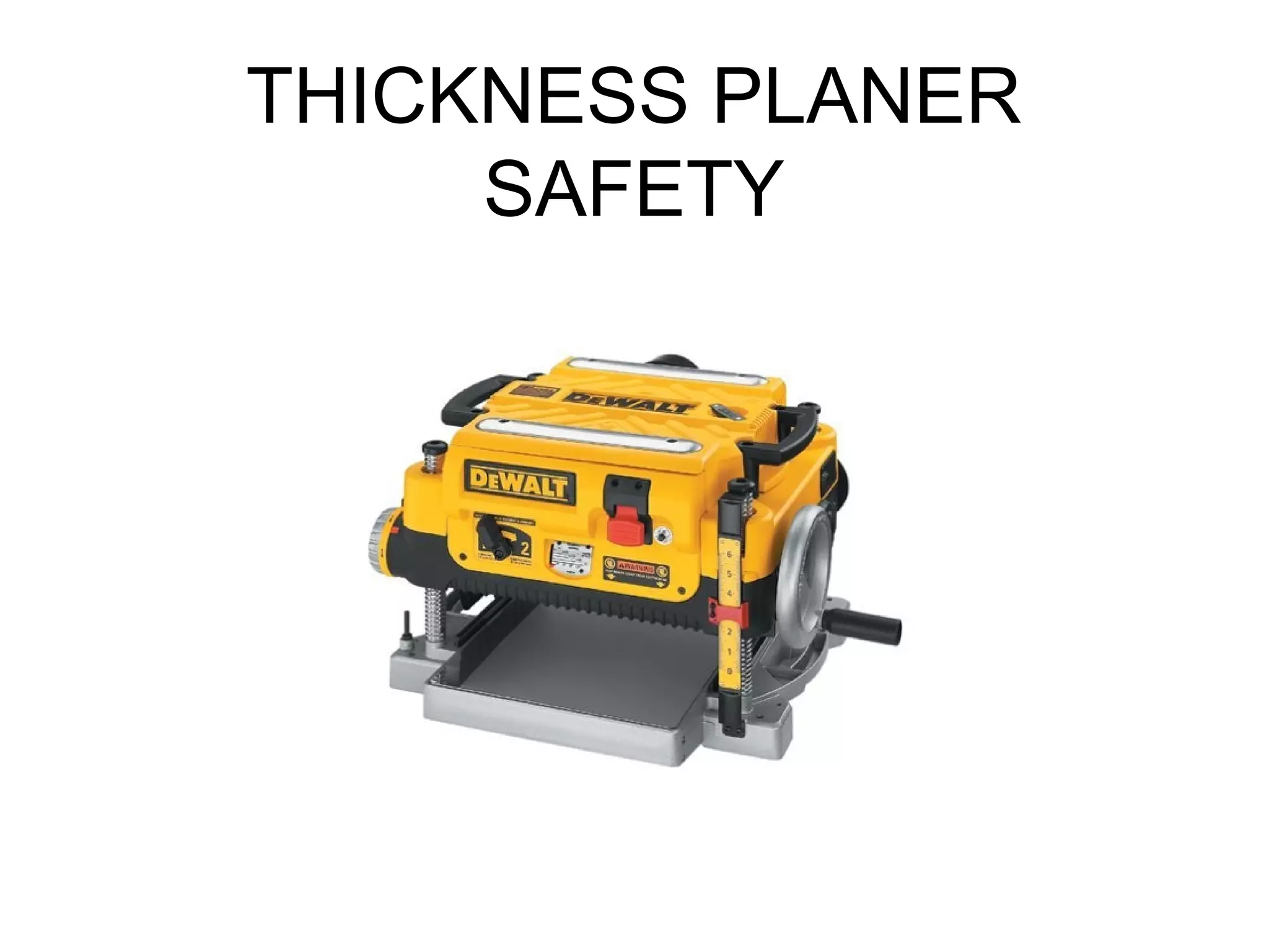 Planer safety | PPT