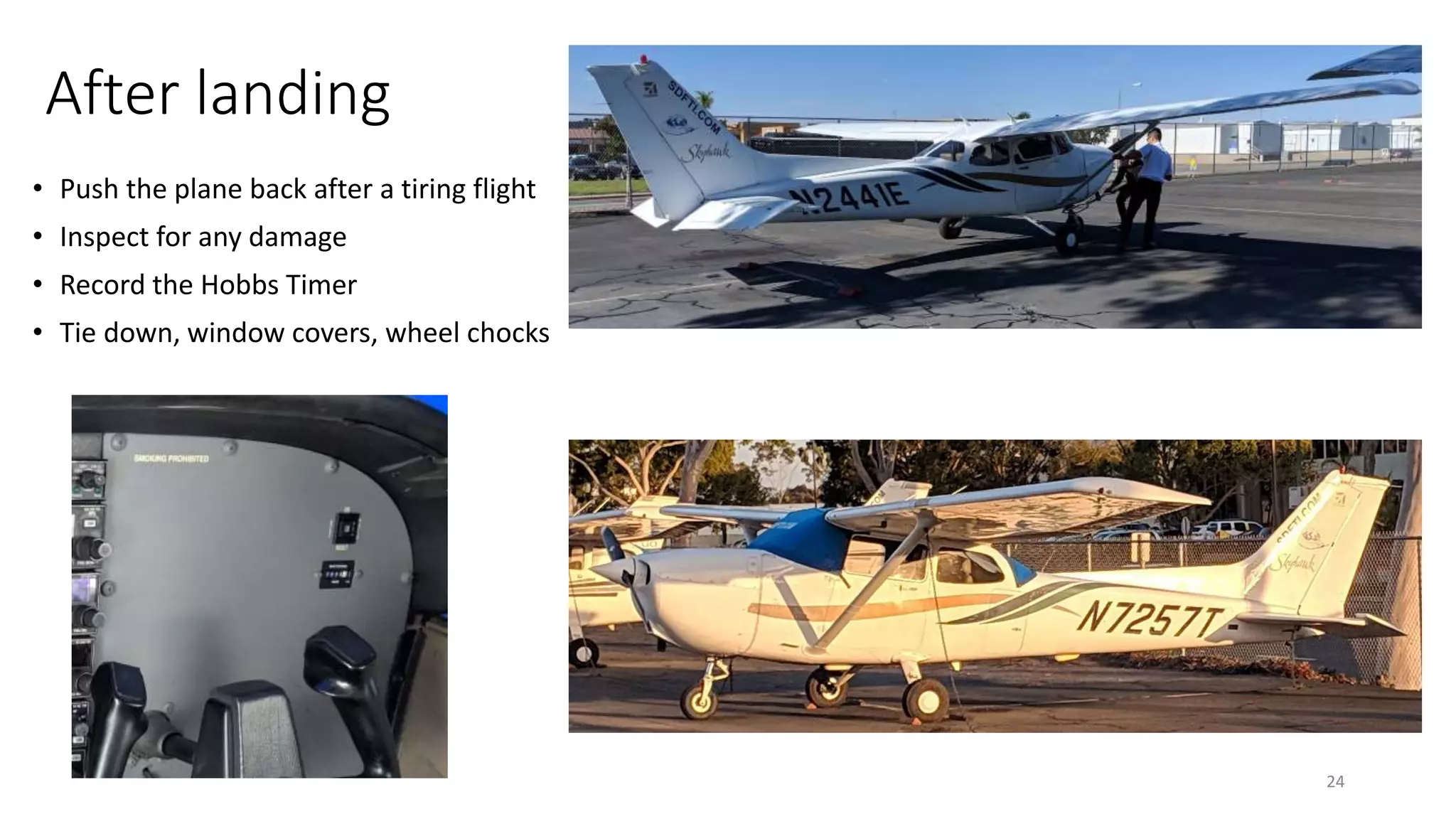 What's inside a Cessna 172 and flying a light plane | PPTX