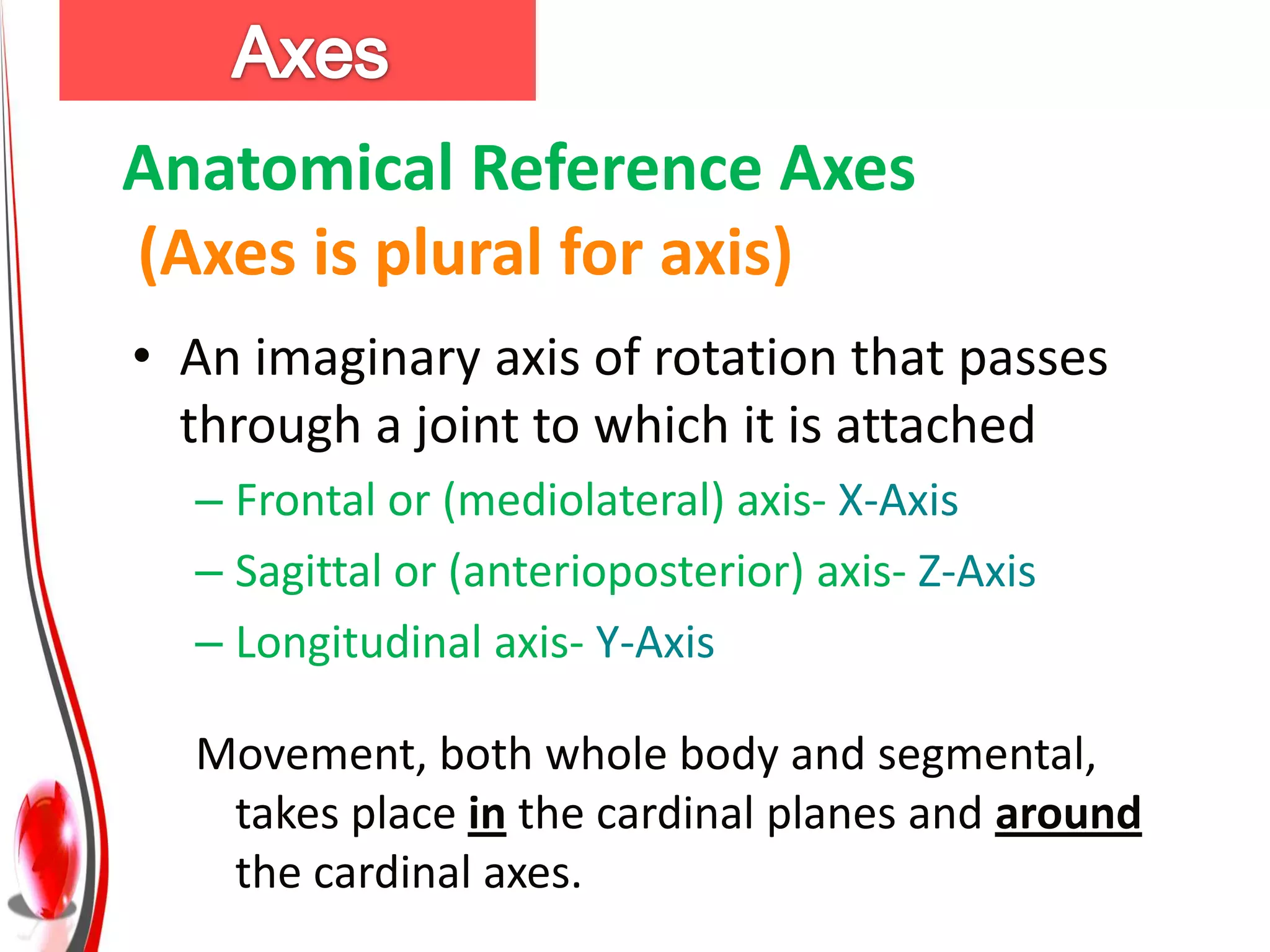 Planes & axes | PPTX