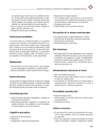 Planes de cuidados trastorno bipolar | PDF