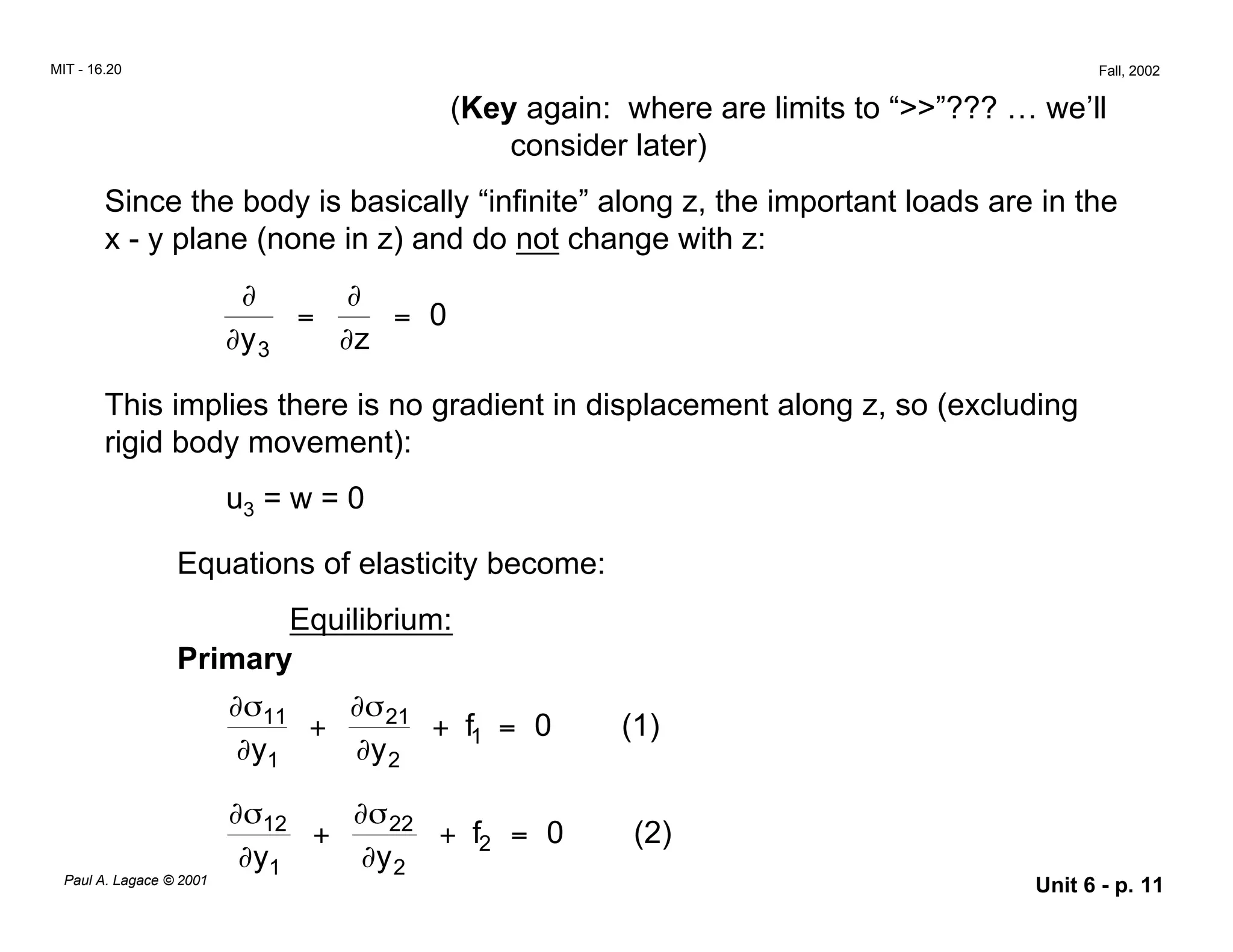Plane stress and plane strain | PDF