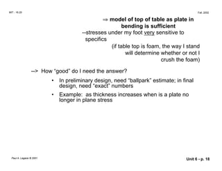 Plane stress and plane strain | PDF