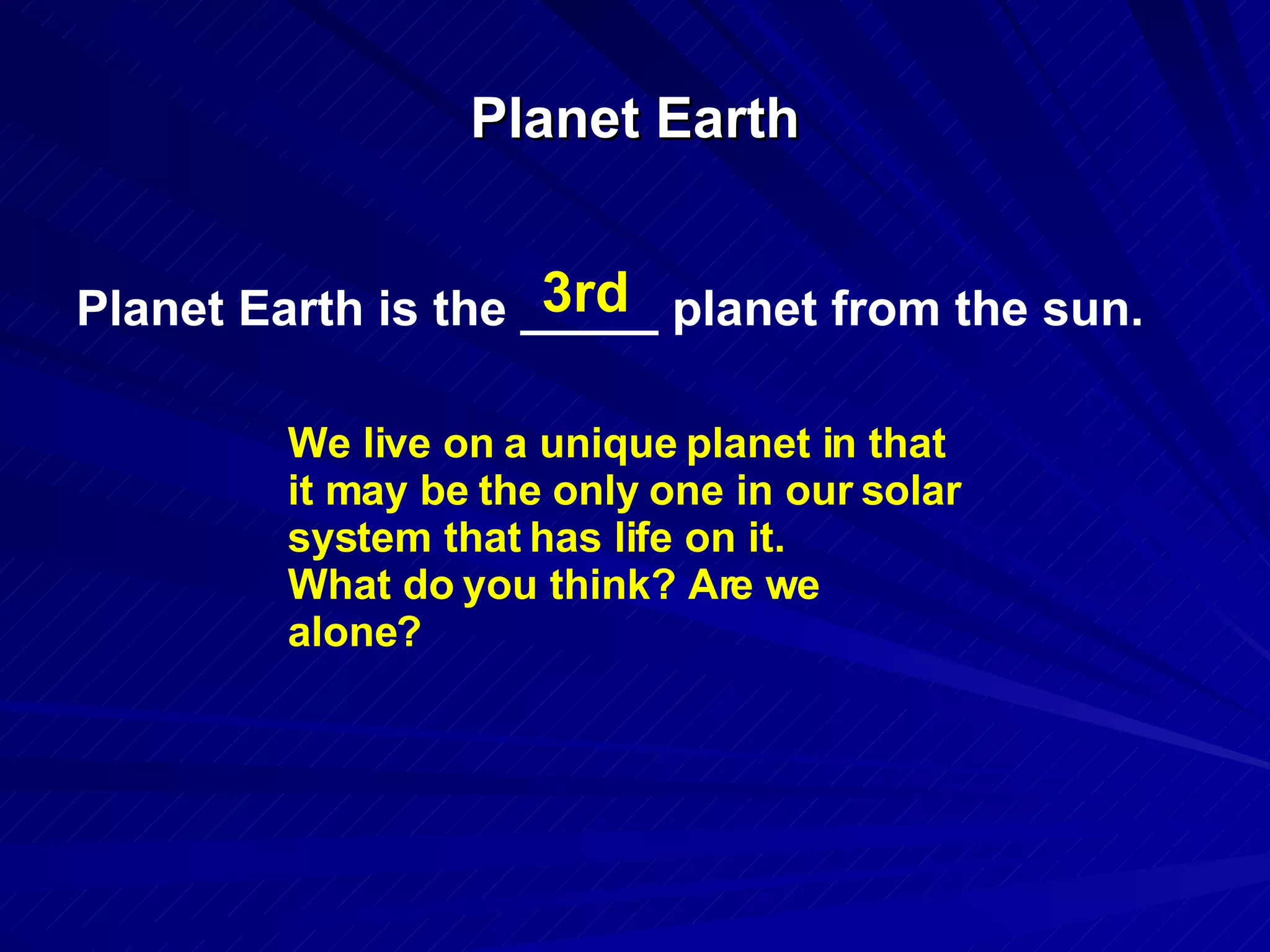 Planet Earth | PPT