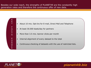 Planet49 The Company October 2008 Check | PPTX