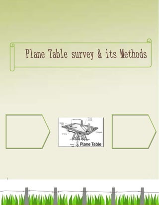 Plane table survey | DOCX | Geography | Science