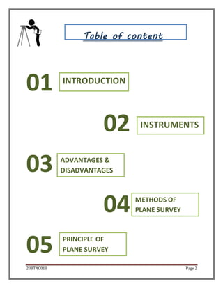 Plane table survey | DOCX