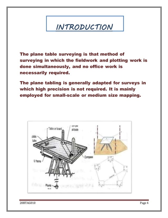 Plane table survey | DOCX | Geography | Science