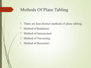 Plane table surveying | PPT