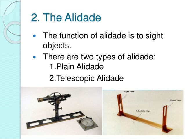 Plane table surveying