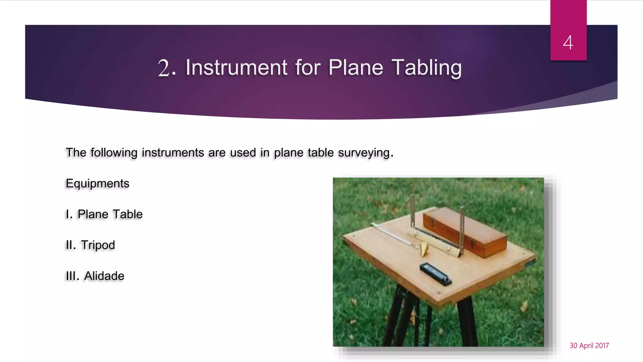 Plane table surveying | PPT