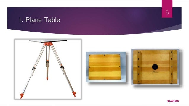 Plane table surveying