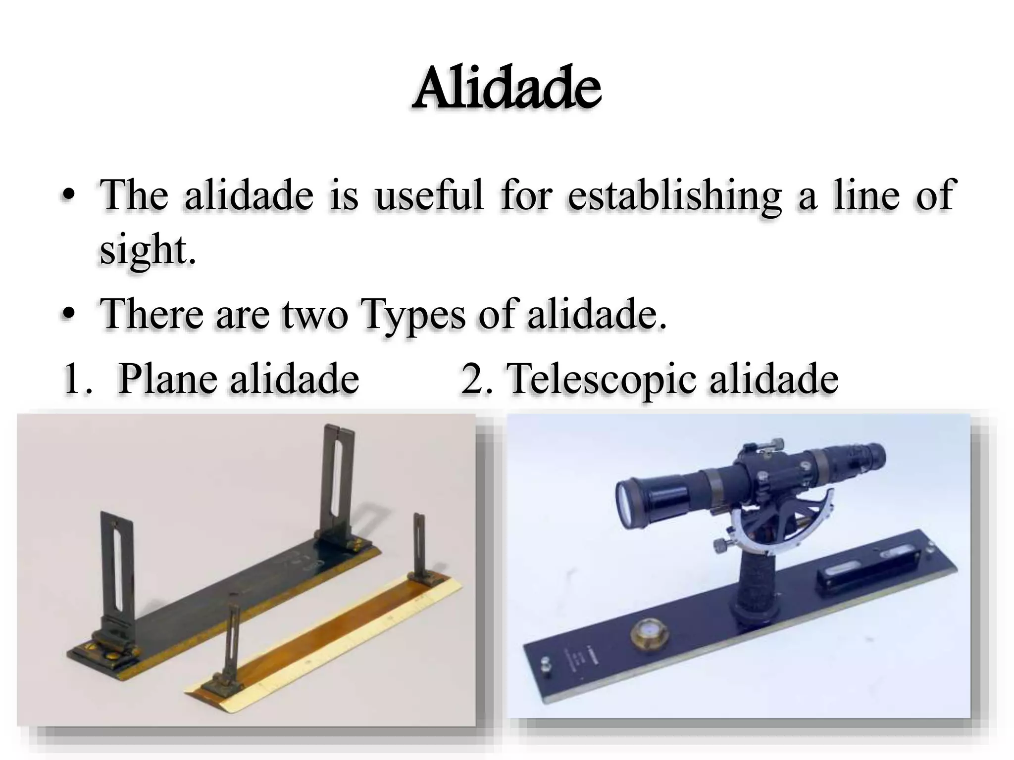 Plane table surveying | PPTX