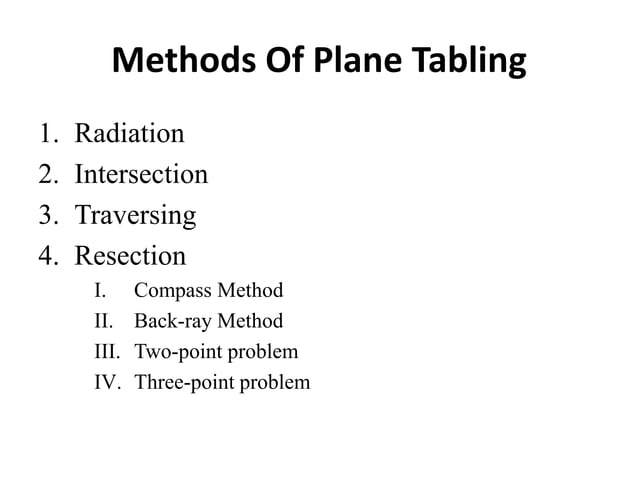 Plane table surveying | PPTX | Woodworking | Arts and Crafts