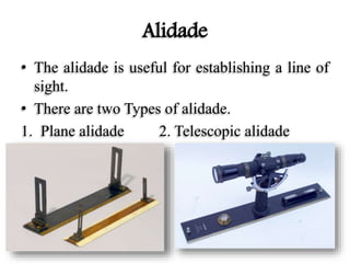 Plane table surveying | PPTX