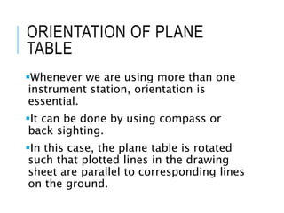 Plane table surveying project | PPT