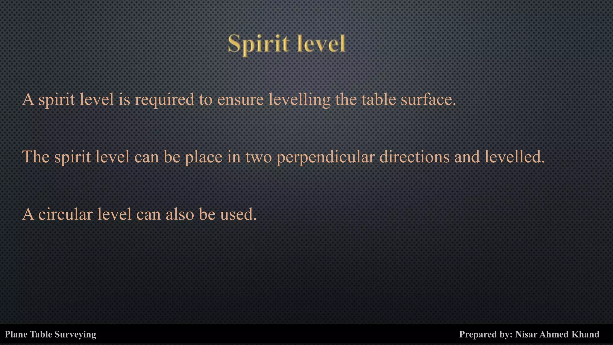 Instrumental Surveying Practical ( Plane table survey) | PPSX