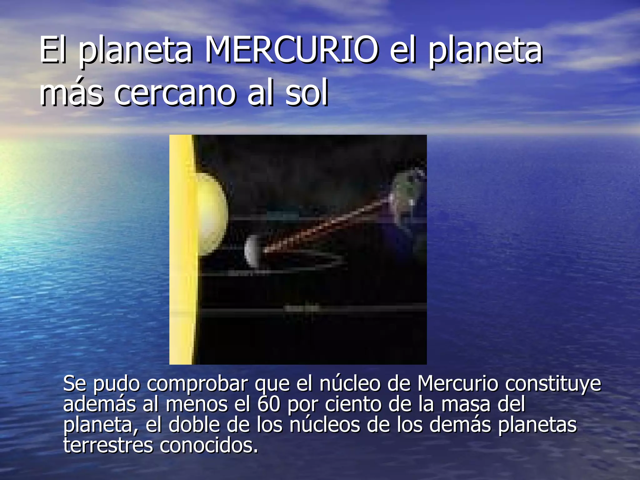 Planeta Mercurio | PPT